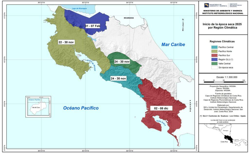 Het weer en klimaat van Costa Rica uitgelegd - Bestemming Pura Vida